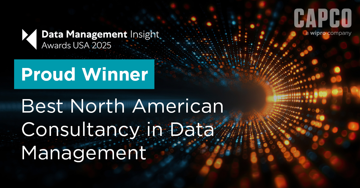 Capco named Best North American Consultancy in Data Management 2025