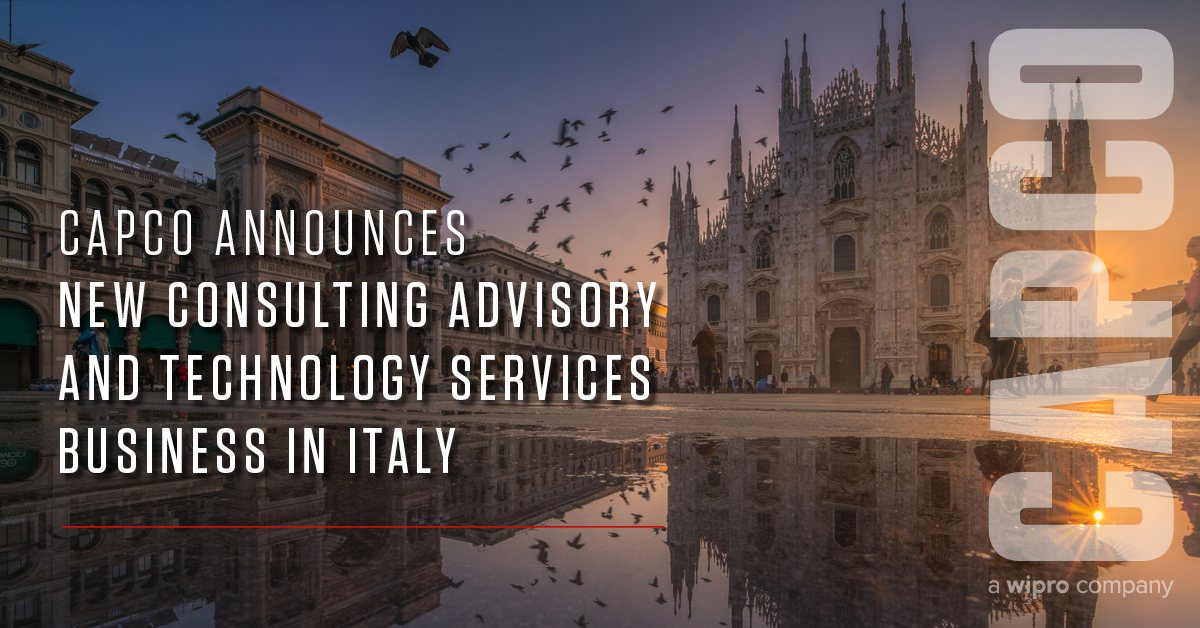 Capco announces new consulting advisory and technology services business in Italy