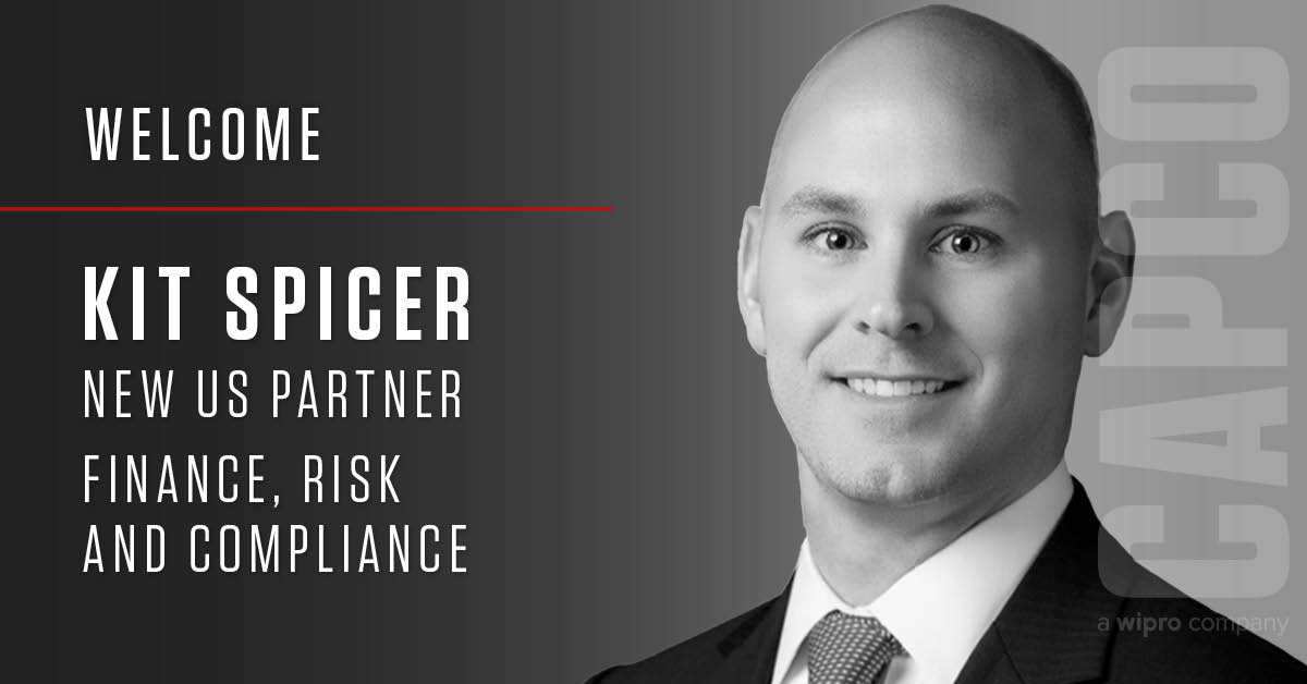 Capco Names Kit Spicer As US Partner For Finance, Risk And Compliance