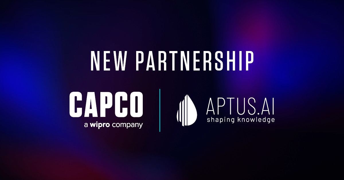 Capco and Aptus.AI announce new partnership