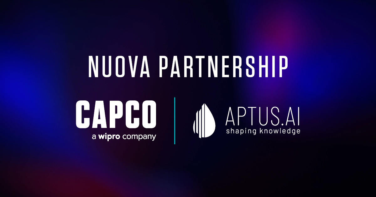 Capco e Aptus.AI annunciano una nuova partnership