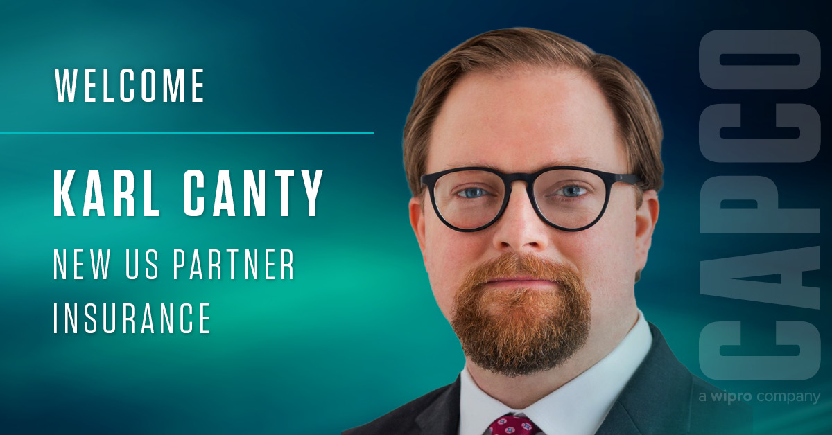Capco announces Karl Canty as new US Insurance Partner