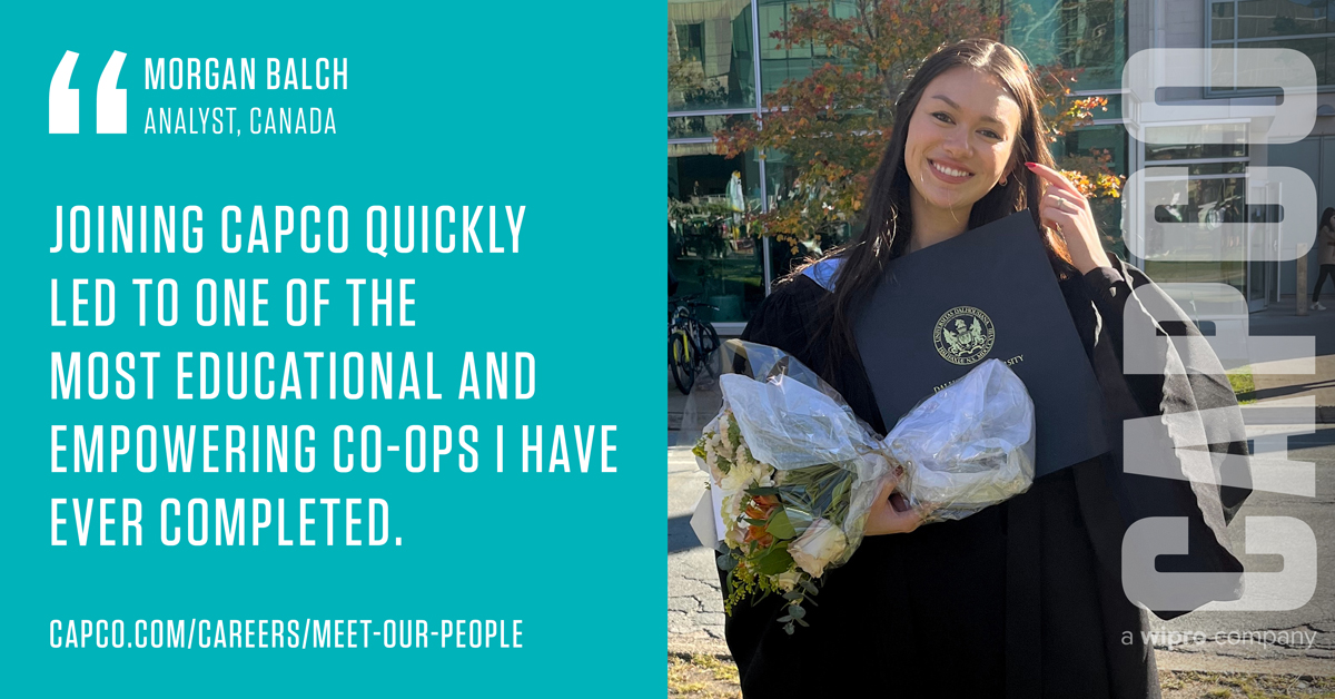 Capco Career Stories: Morgan, Capco Canada