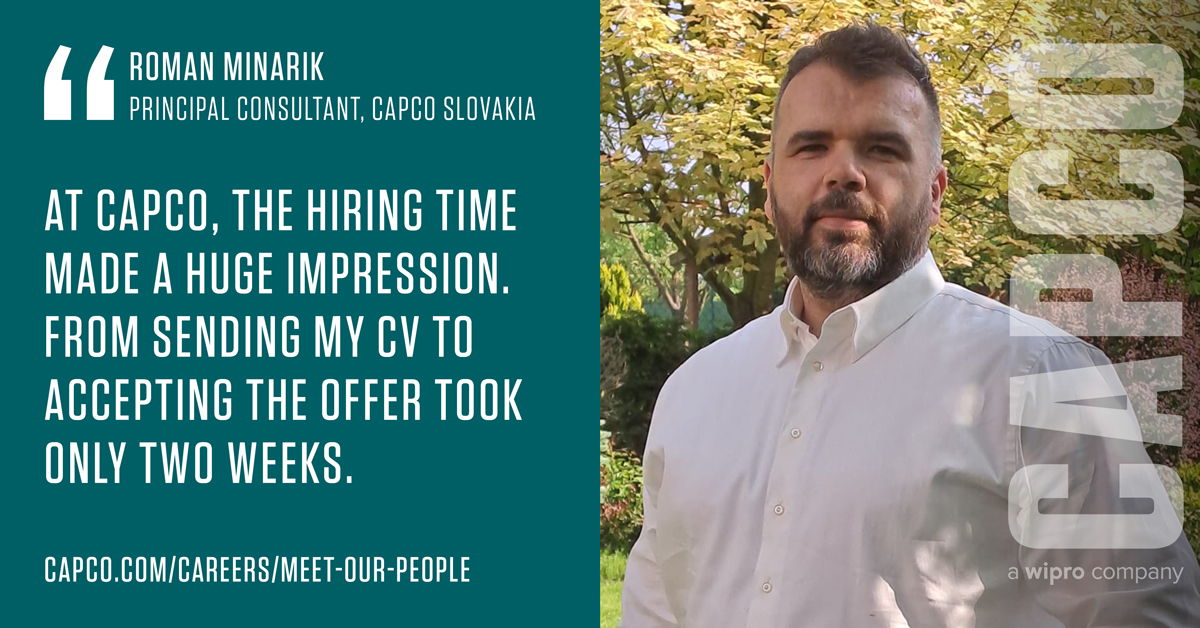 Capco Career Stories: Roman , Capco Slovakia