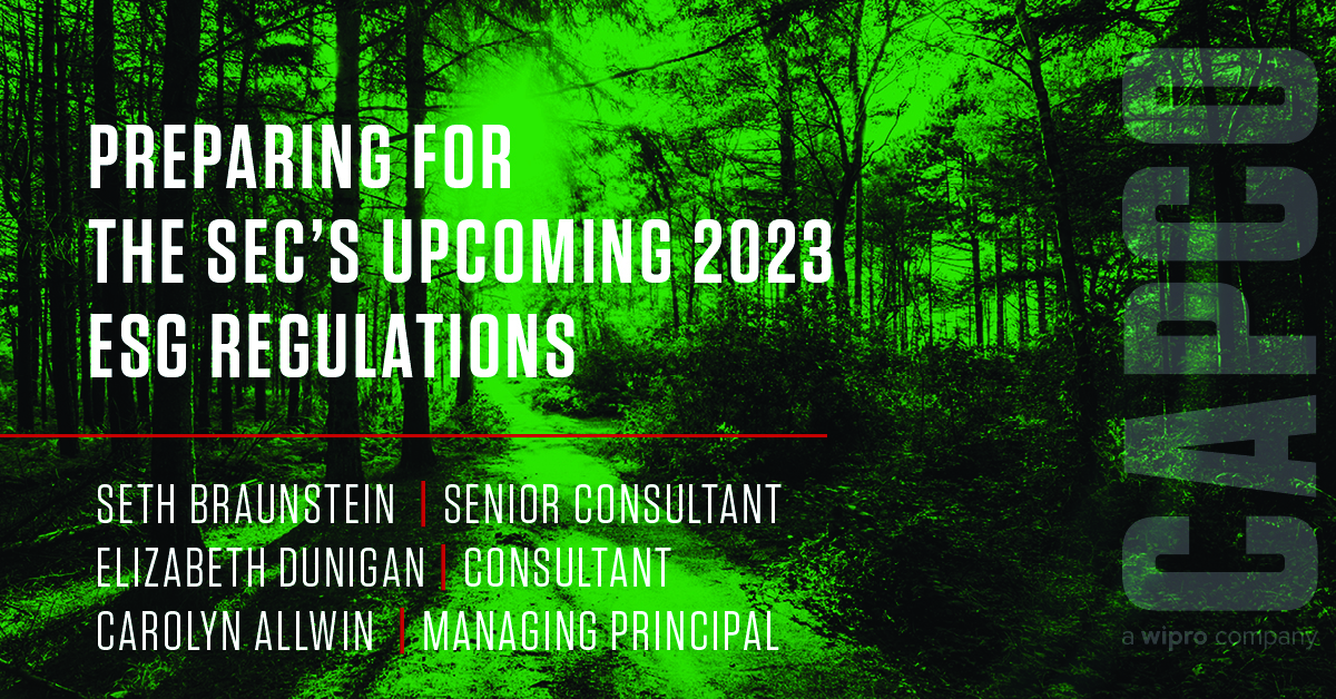 Preparing For The SEC's Upcoming 2023 ESG Regulations