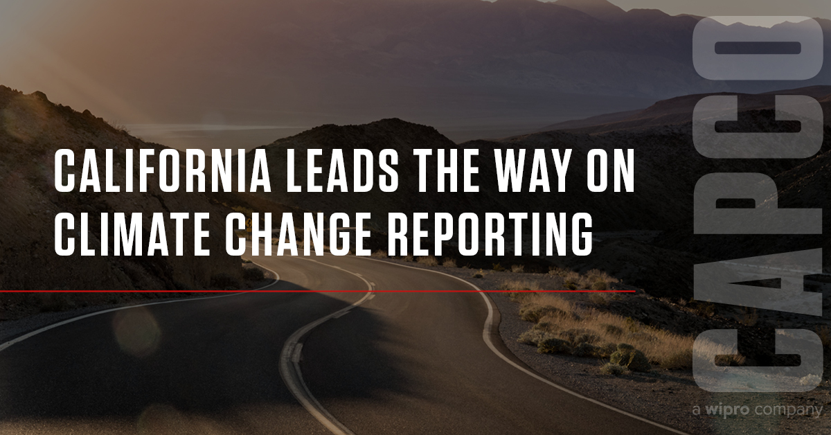 California Leads the Way On Climate Change Reporting