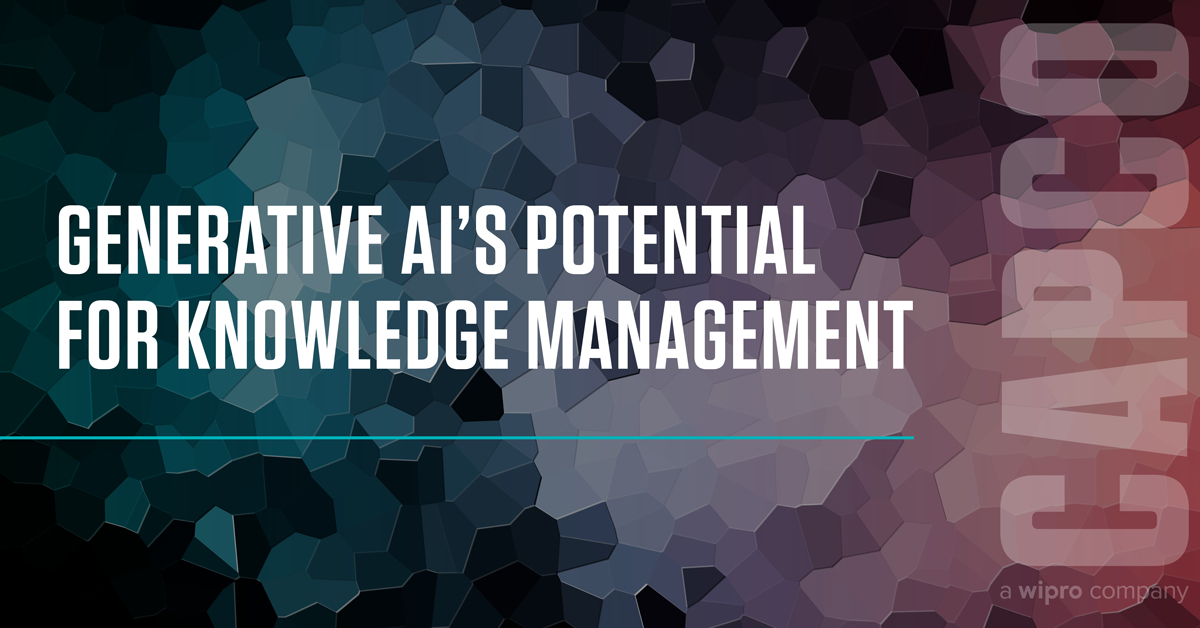 Generative AI’s Potential For Knowledge Management