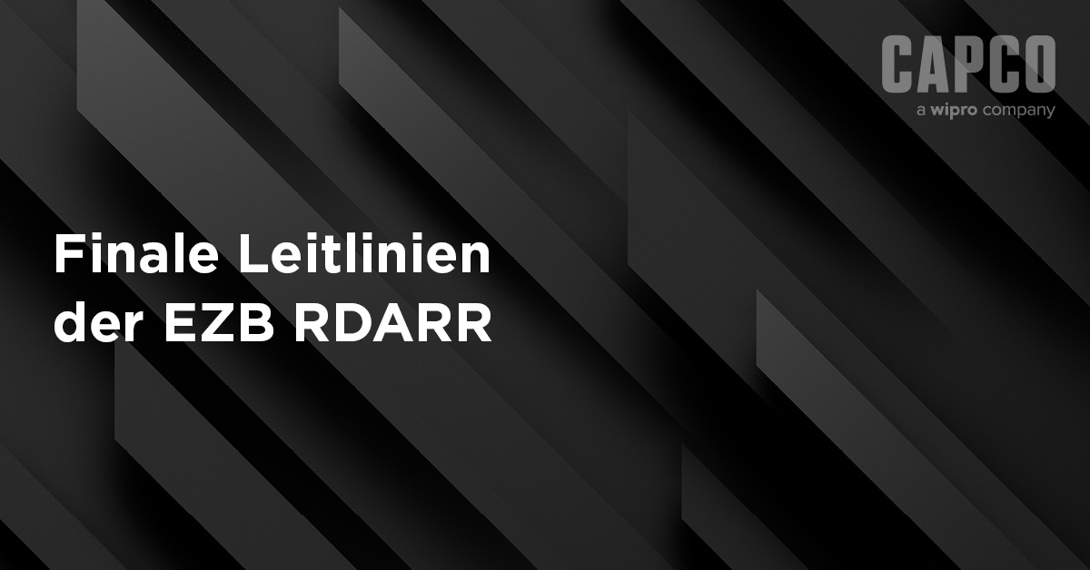 Finale Leitlinien der EZB RDARR
