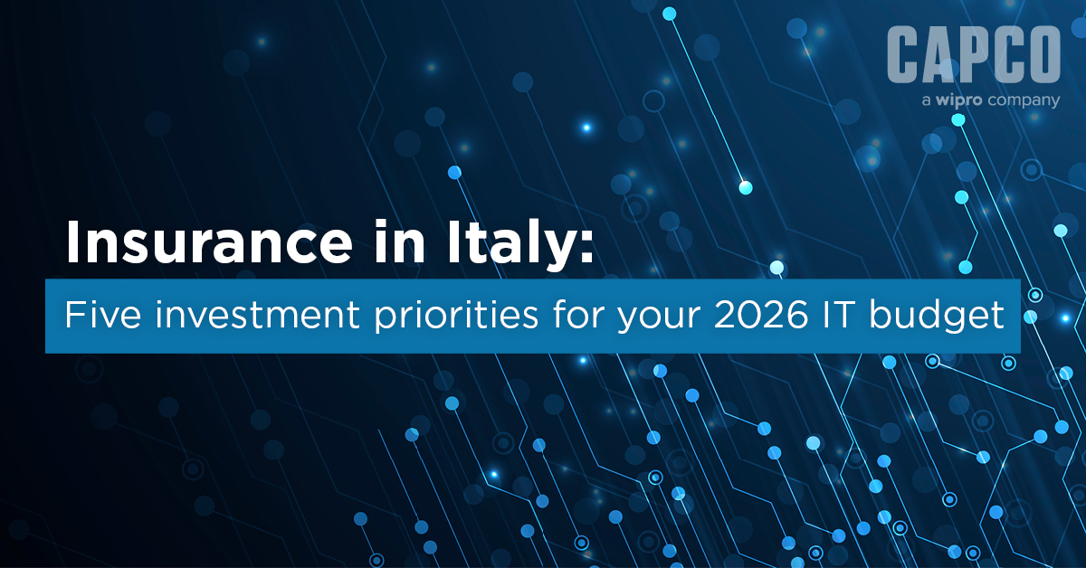 Insurance in Italy: Five investment priorities for your 2026 IT budget