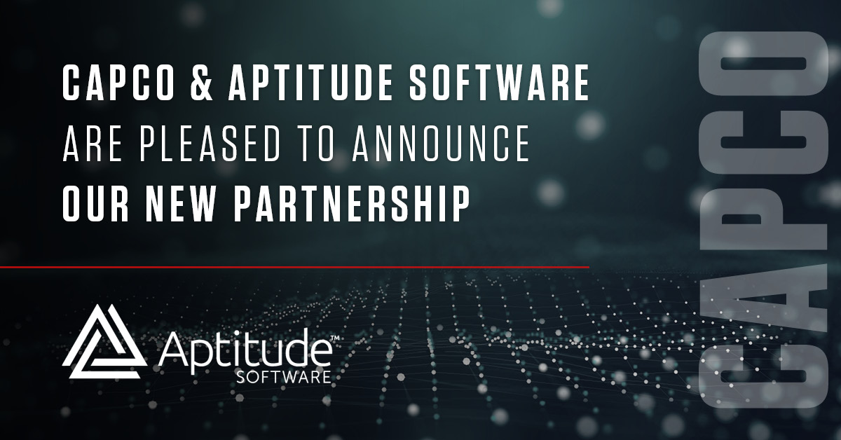 Capco and Aptitude Software Announce Strategic Partnership