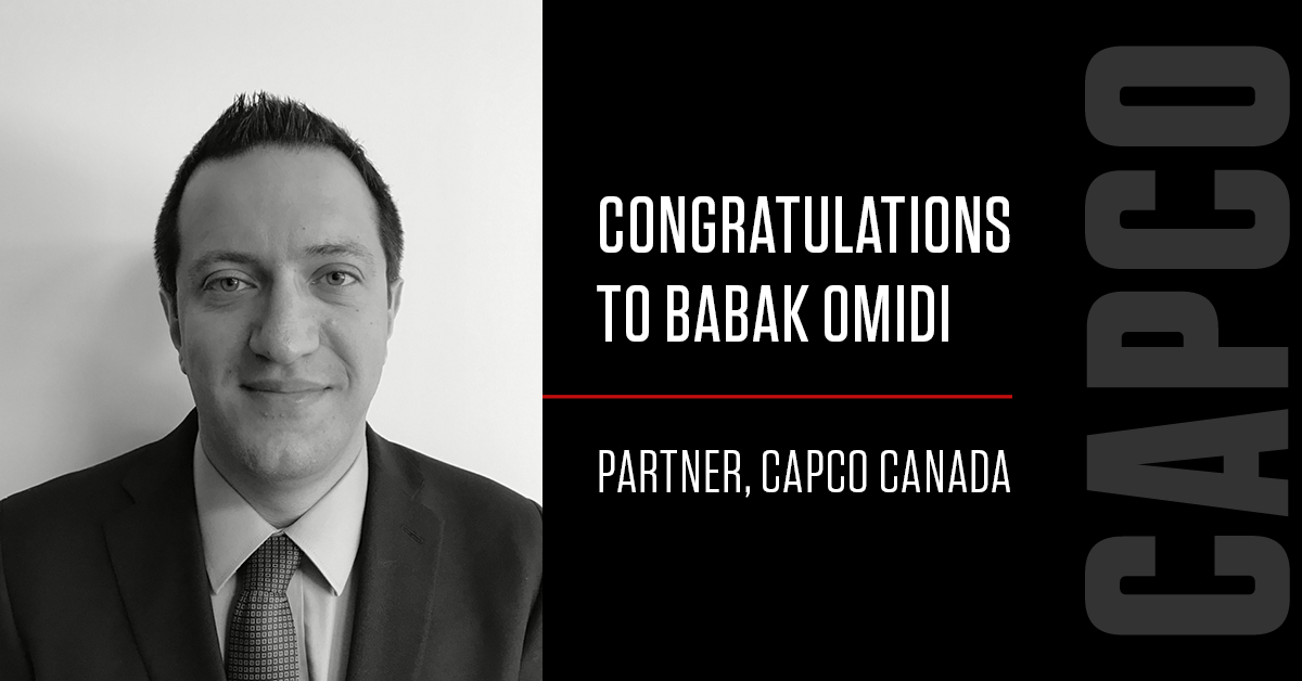 Capco Canada Announces Appointment of Babak Omidi as Partner