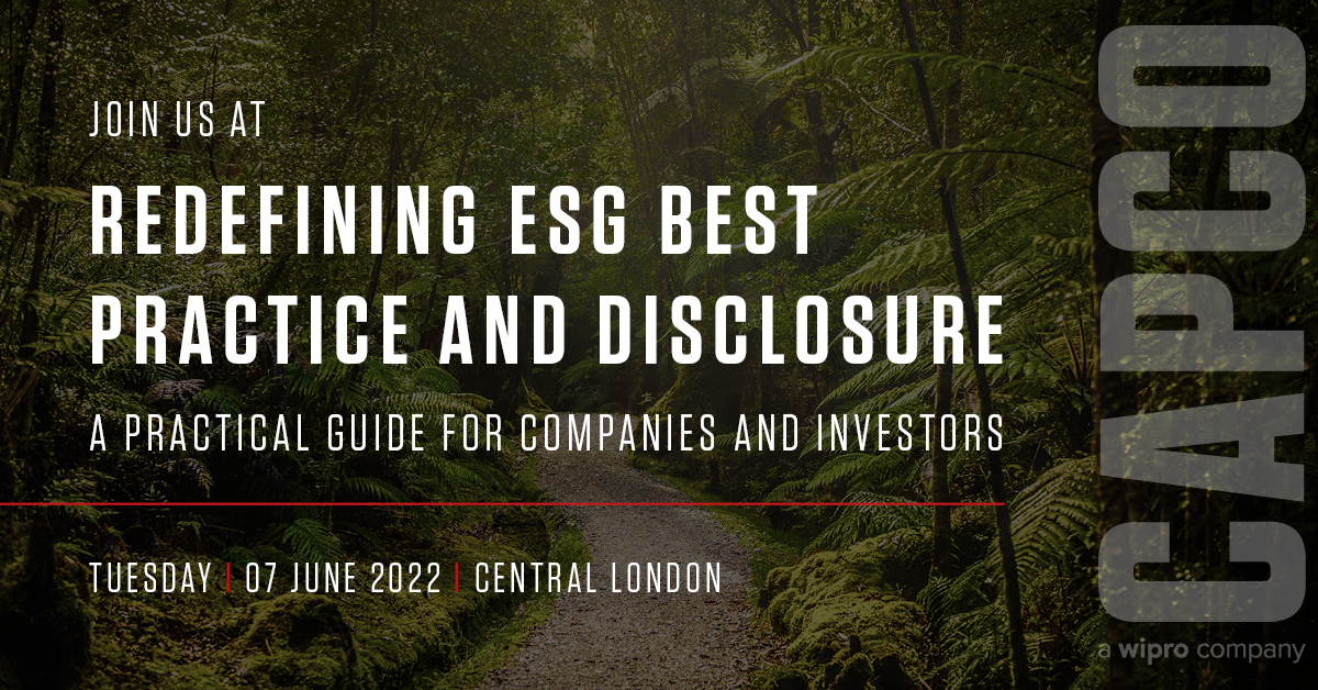 Redefining ESG best practice and disclosure