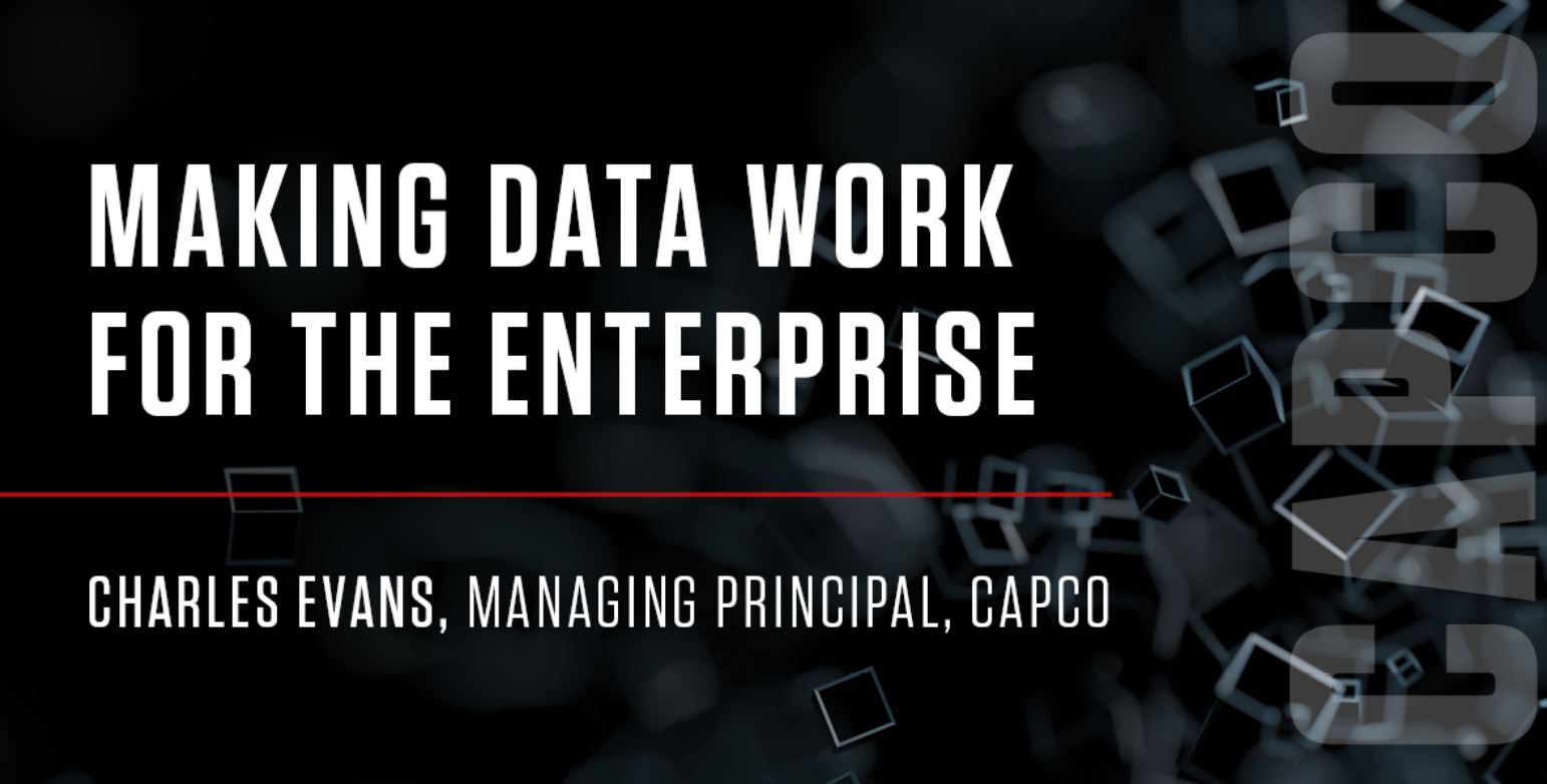 Capco Intelligence: Making Data Work For The Enterprise
