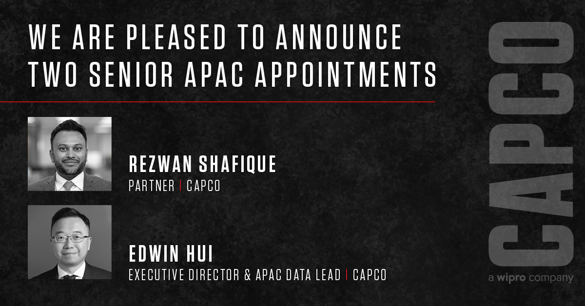 Capco hires two new executives to drive Asia-Pacific growth