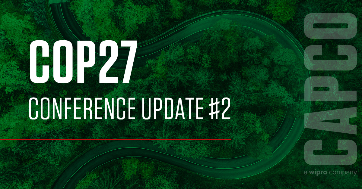 Reflections On Cop27: Week Two & Financial Services Implications